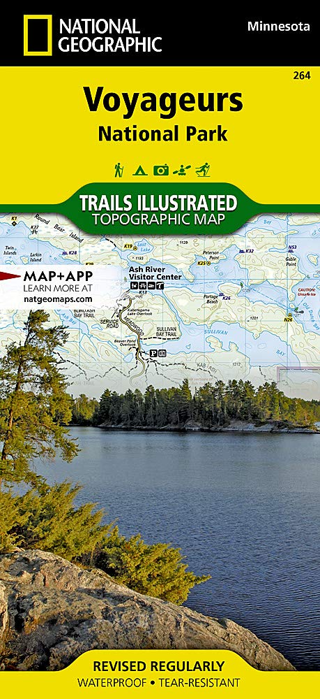 Trails Illustrated Maps: Minnesota - Voyageurs National Park | Ask ...